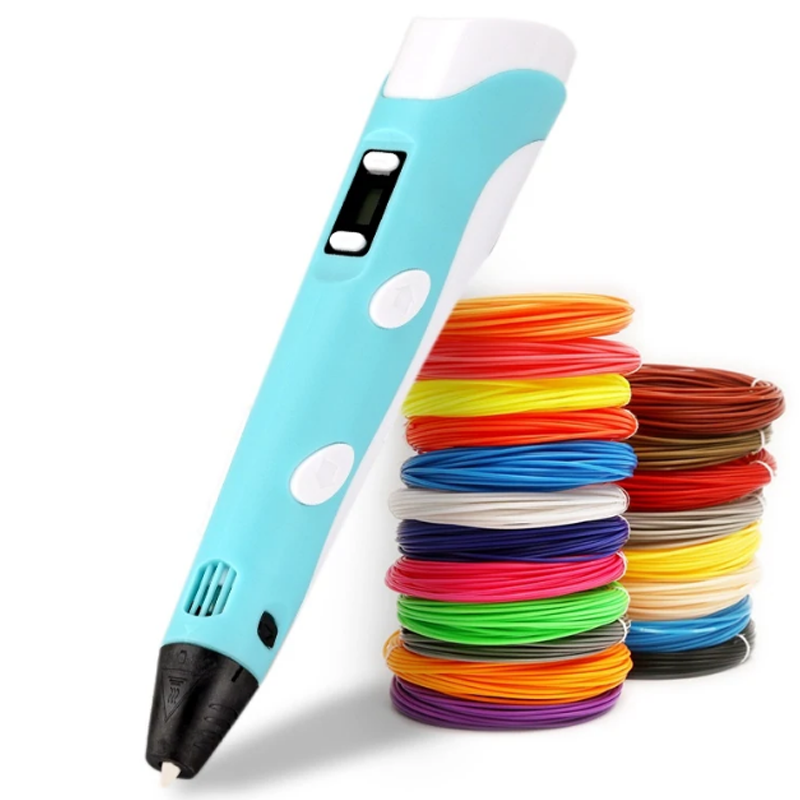 Buy 3D Printing Pen Intelligent 3D Pen With PLA Filaments LED Display