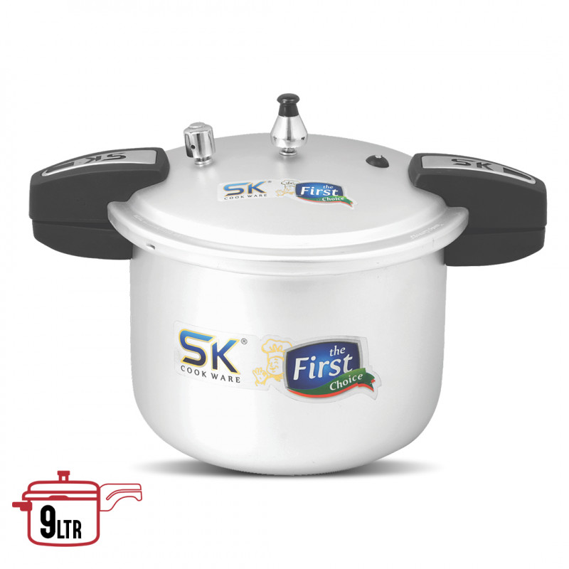 Buy SK Cookware 9 L Shandler Pressure Cooker with Easy Grip Bakelite ...
