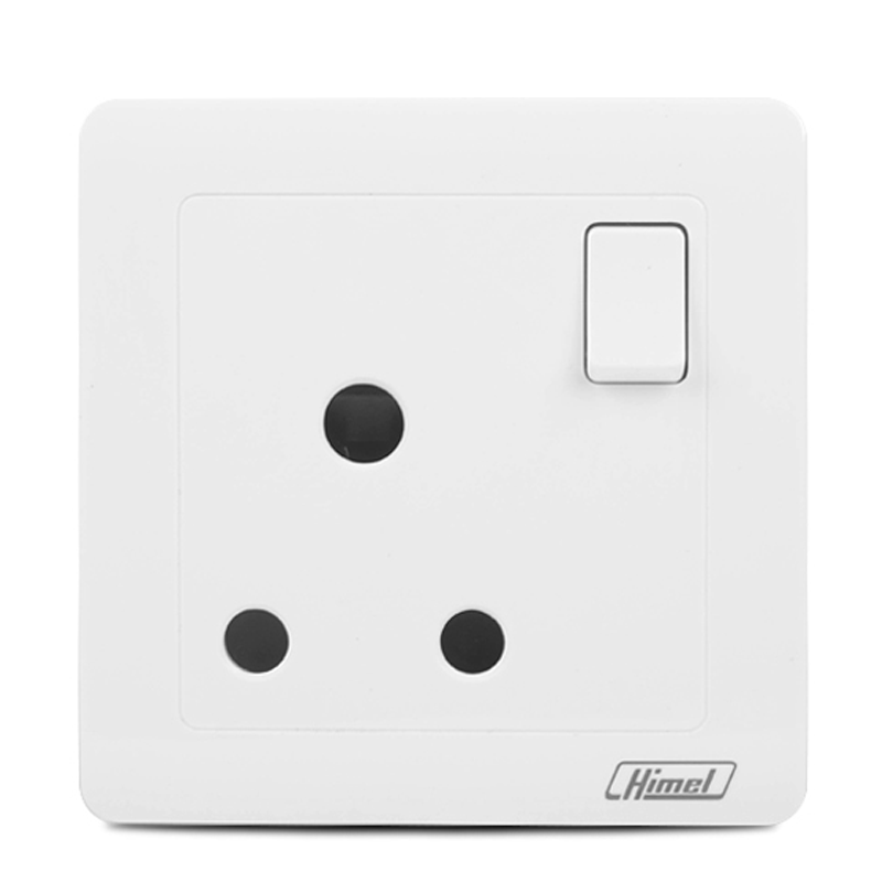 Buy Himel Prime V2 3 Pin Round Switched Socket at Best Price In ...
